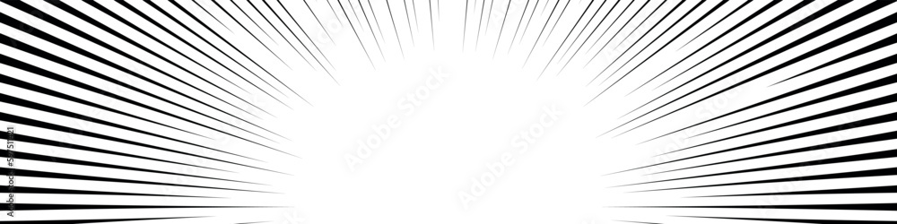 Comic book speed lines. Action lines Manga effect. Pattern of fast ...