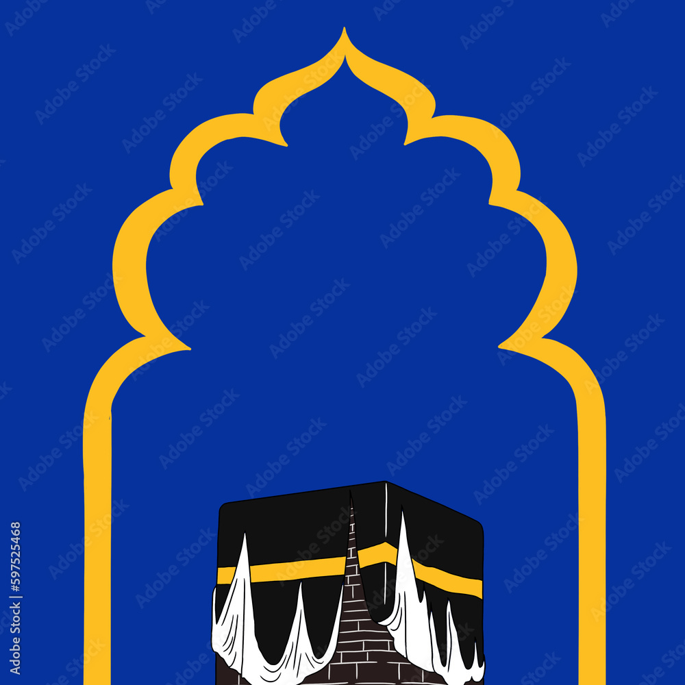 islamic background square layout design Stock Illustration | Adobe Stock