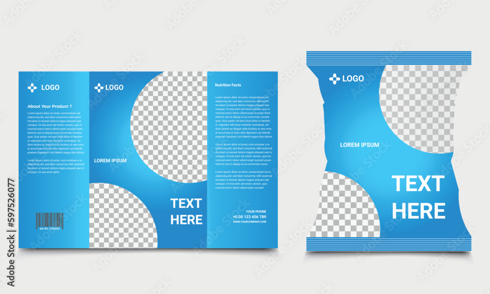 Potato chips package design, realistic vector design Potato chips ...