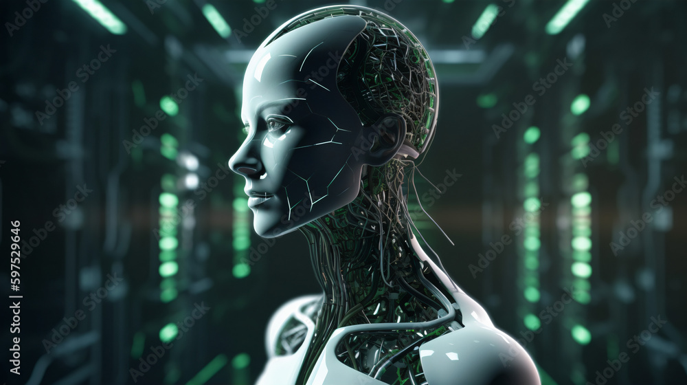 Embracing the Future: Exploring the Fascinating world of AI. Stock ...