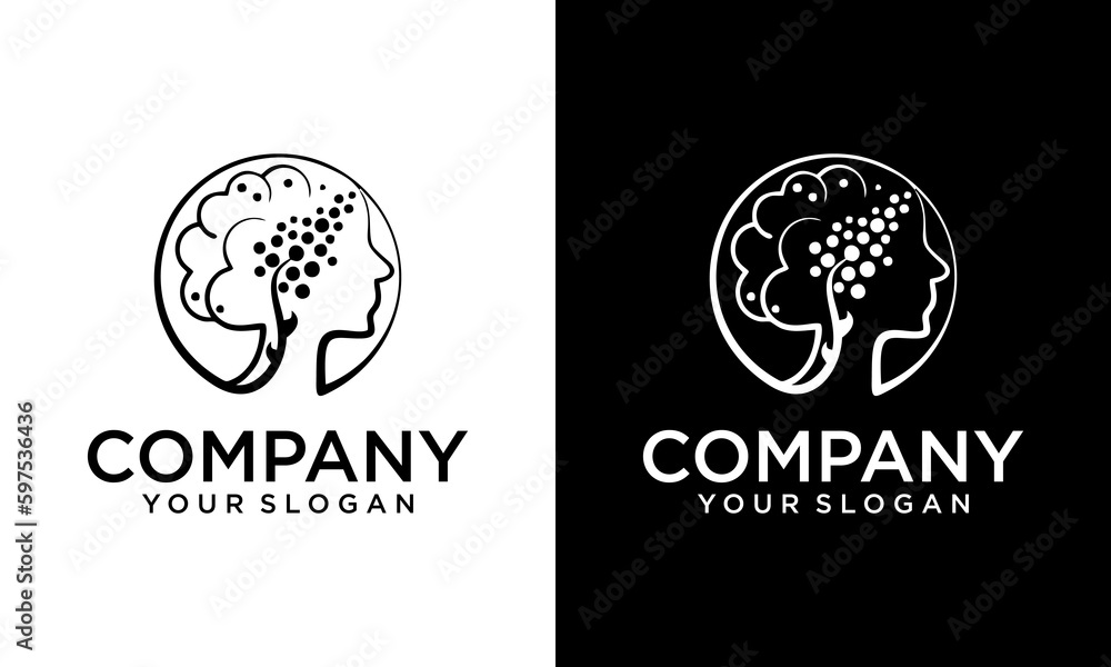 Thinkgreen vector logo template. Excellent logo,simple and unique ...