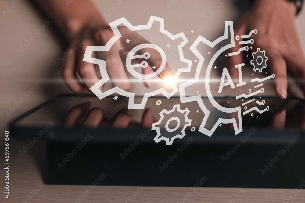 gear, cog, brain, ai, artificial, futuristic, engineering, processor ...