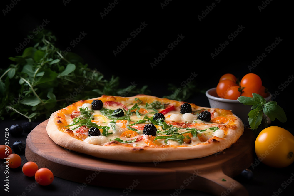 Pizza Margherita - Uma deliciosa pizza italiana com mussarela fresca ...