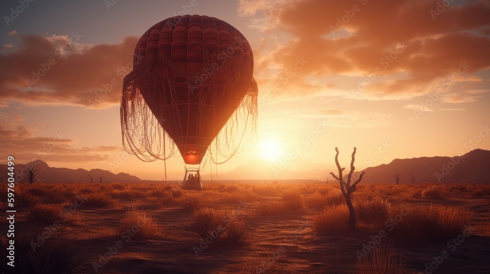Cinematic Adventure: Hyper-detailed Sunsets and Unbelievable Balloon ...