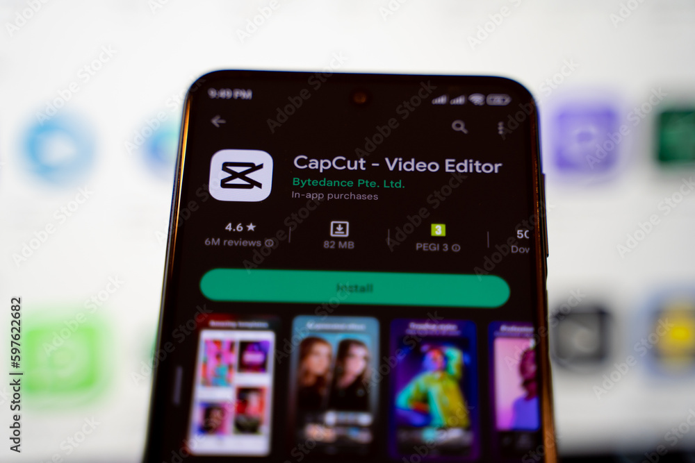 CapCut Video Editor mobile application on Google Play Store. Ankara ...