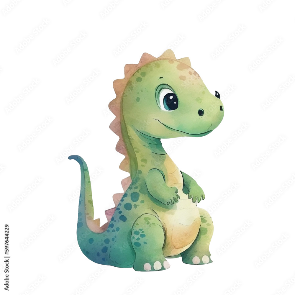 Watercolor Dinosaurs Clipart Png, Cute Dinosaur Clipart, Baby Dino Png ...