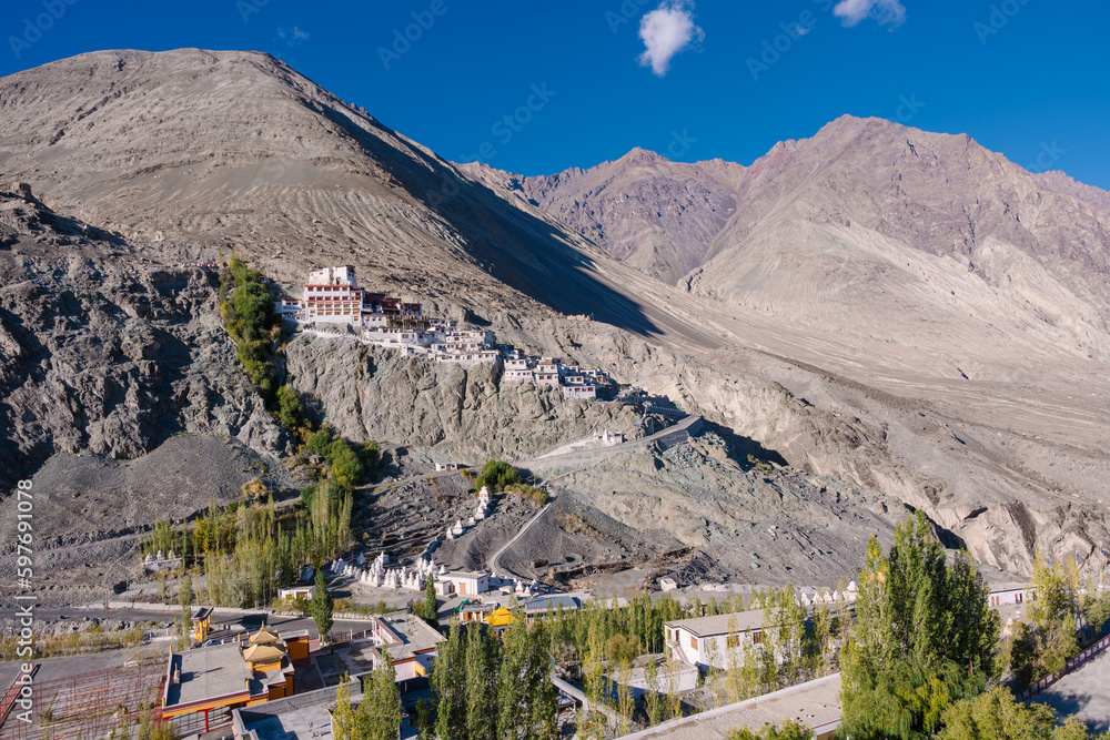 Diskit Monastery also known as Deskit Gompa or Diskit Gompa is the ...