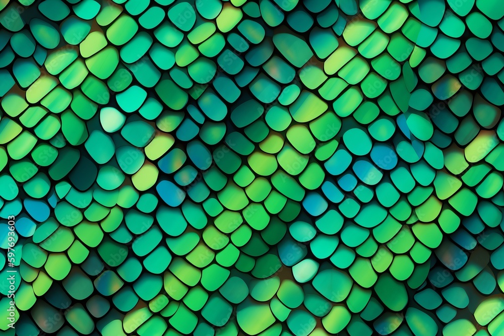 vector Snake skin in editable seamless pattern, Bright color, 8k, ultra ...