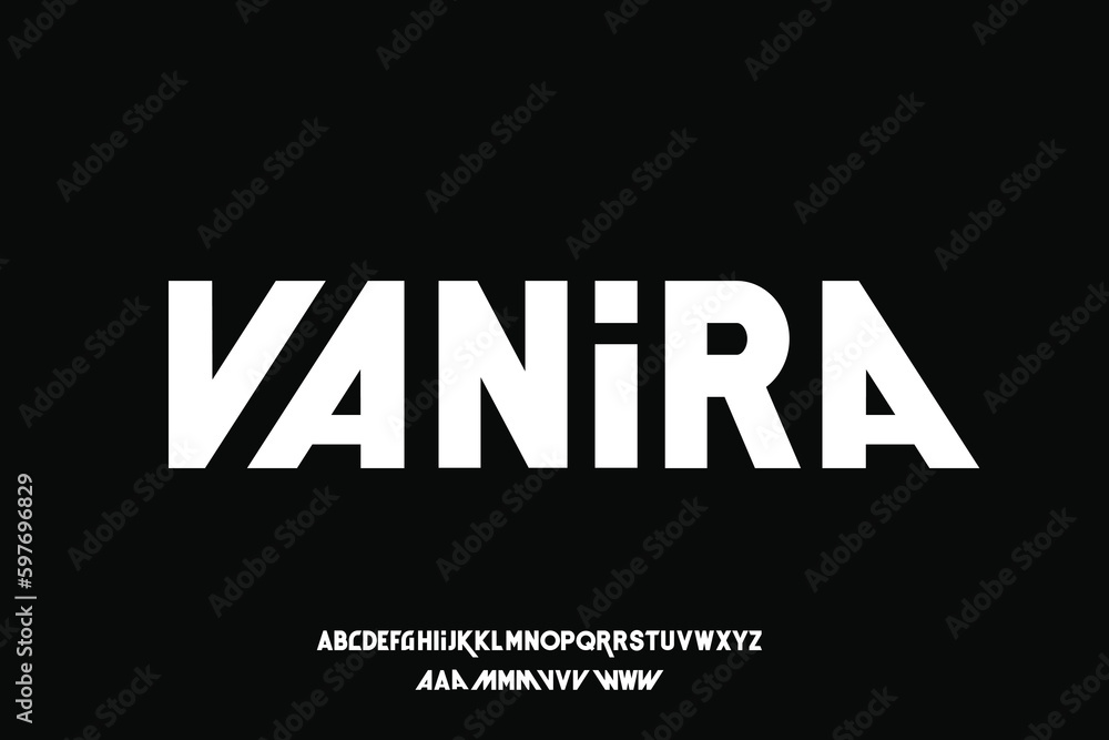 Display font vector design suitable for poster, headline, title, logo ...