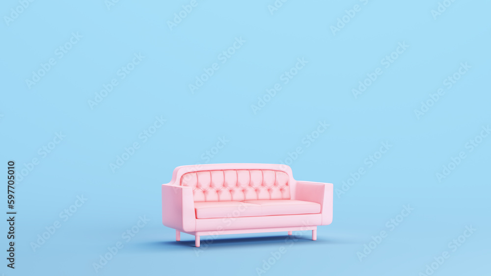 Pink Sofa Couch Modern Trendy Stylish Contemporary Furniture Kitsch ...