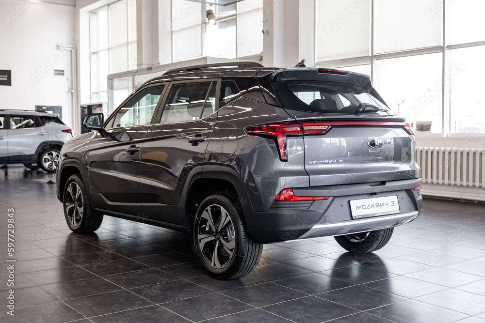 the Moskvich 3 a new car, the revival of an old car brand. auto dealer ...