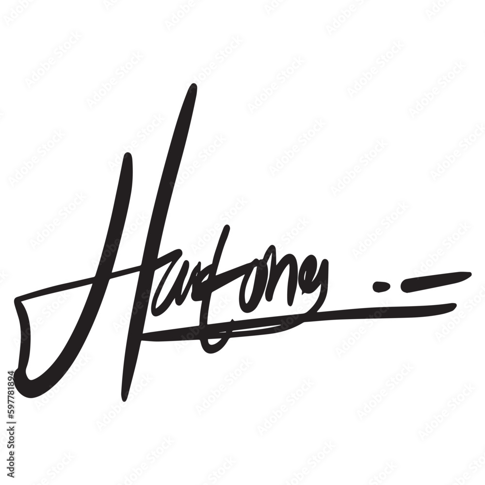 H Signature lettering ,good for graphic design resources, pamflets ...