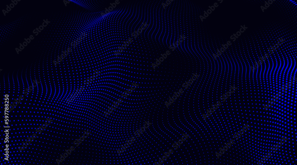 Abstract Animated Particles Background with Trapcode Form. Abstract Trapcode Form digital ...