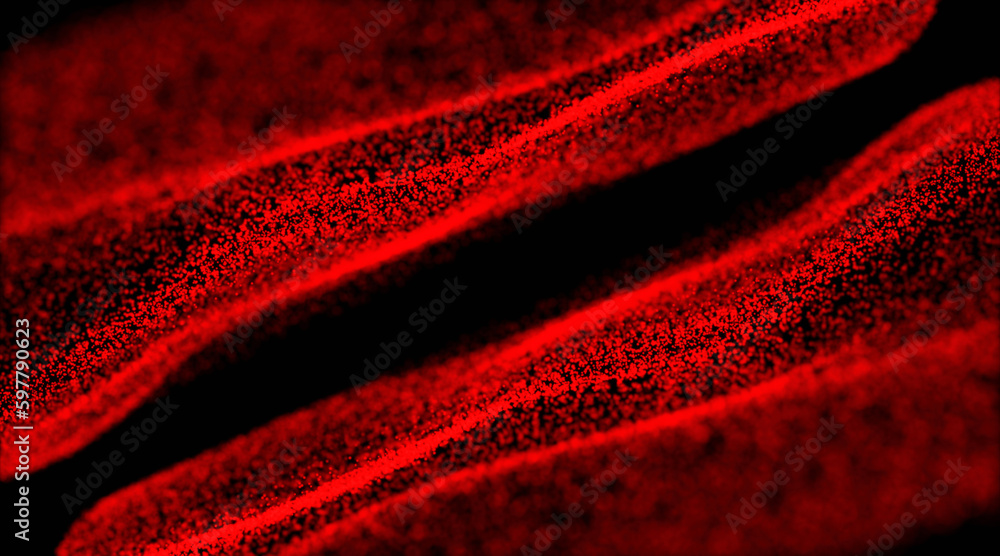 Vector illustration. Trapcode Form Glowing Dots Background. Red dots ...