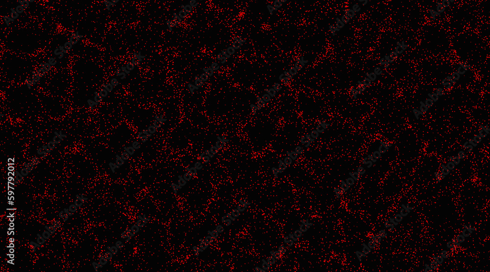 Red dots abstract background isolated on black. Blaze fire flame ...