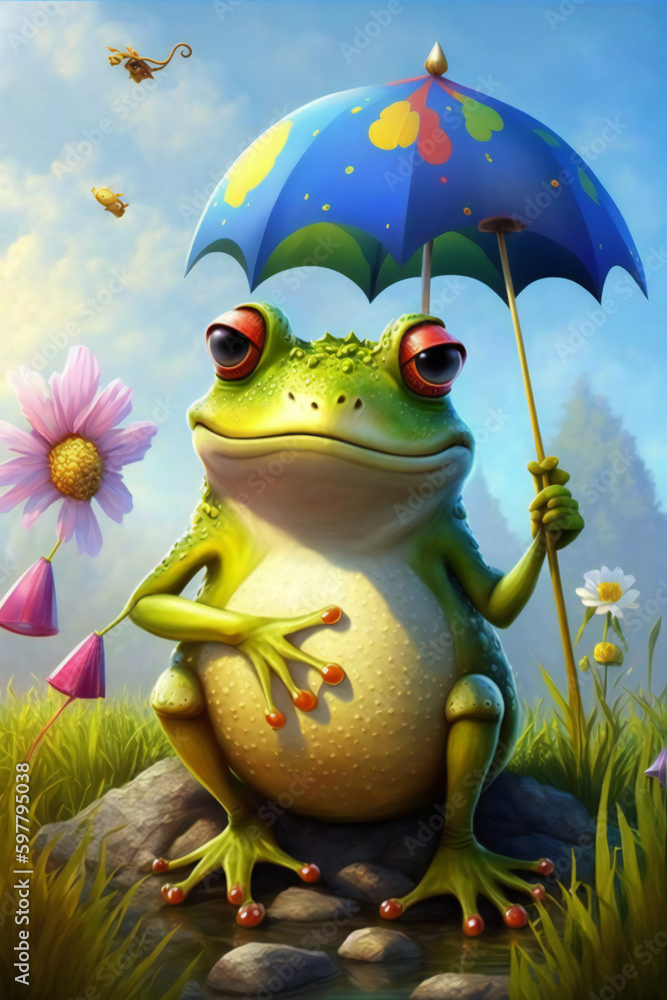 Ribbiting Laughter: The Hilarious Adventures of a Realistic Cartoon ...