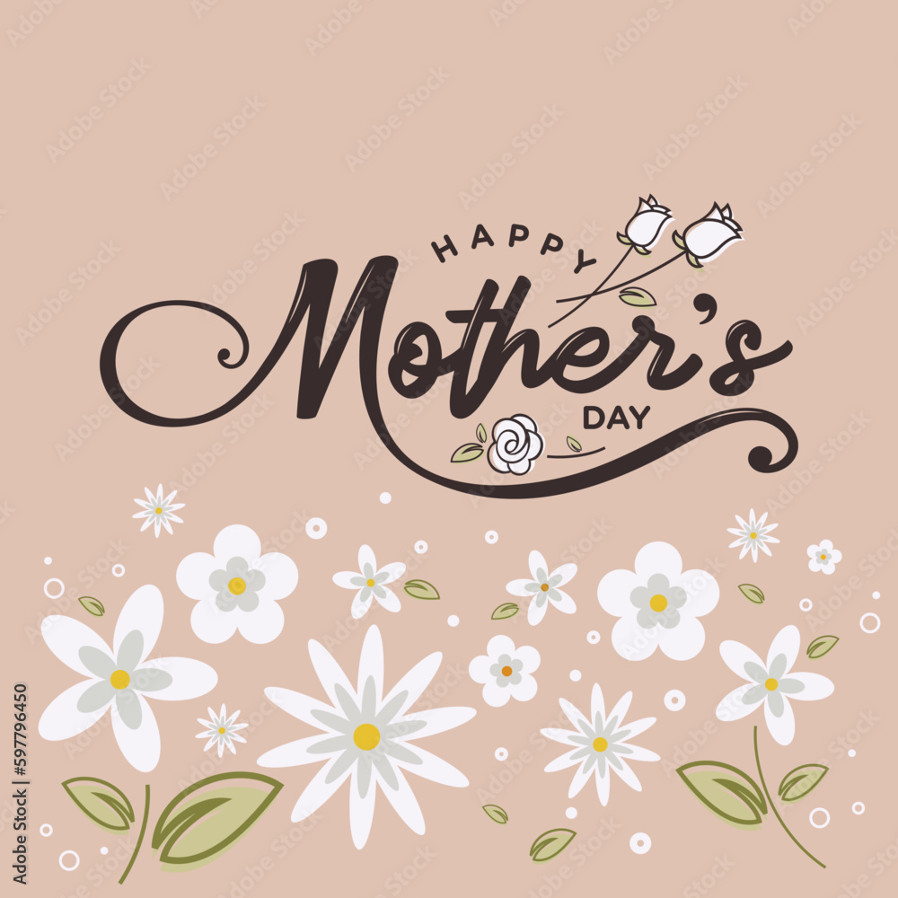 Mother's day greeting card, Vintage, in cursive writing, printable card ...