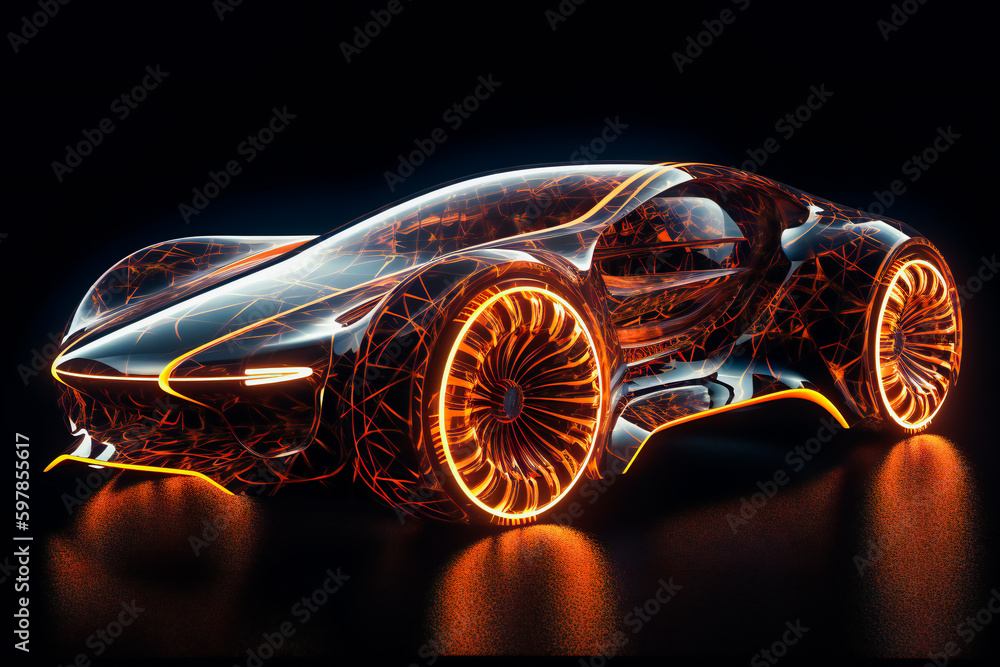 Abstract car design. Speeding into the Future. The Beauty of Motion ...