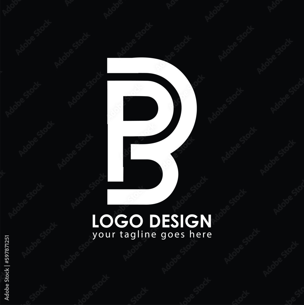 PB PB Logo Design, Creative Minimal Letter PB PB Monogram Stock Vector ...