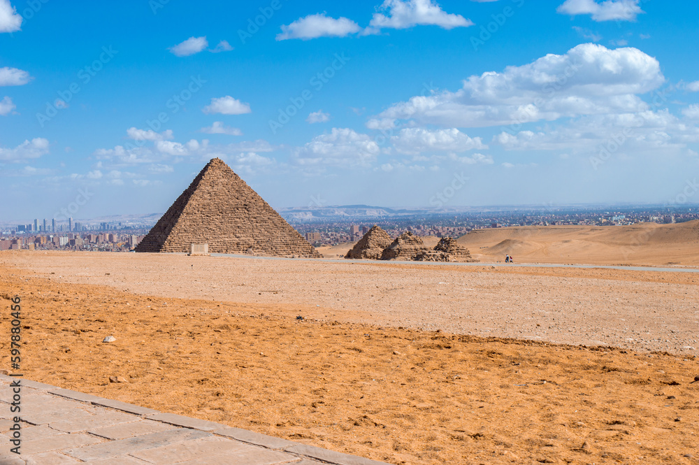 The Great Pyramid of Giza[a] is the largest Egyptian pyramid and the ...