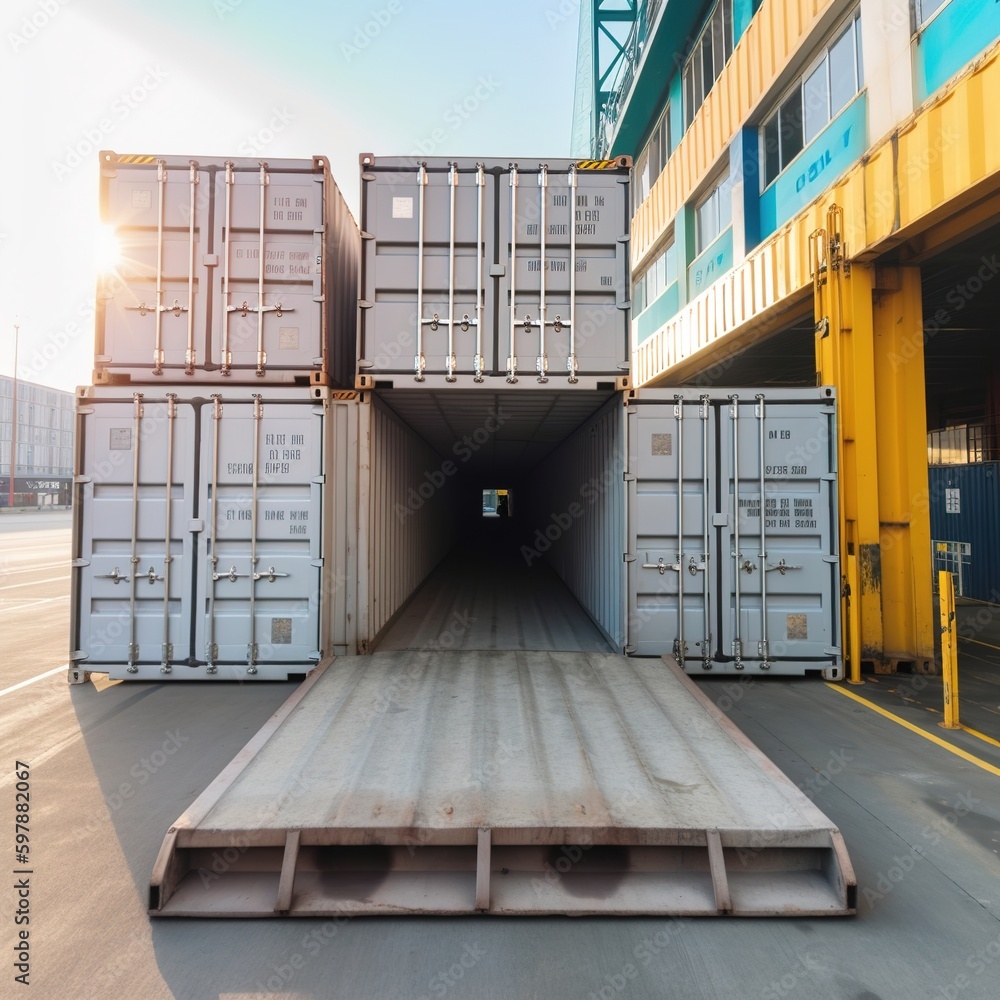 Industrial Container yard for Logistic Import Export business and ...