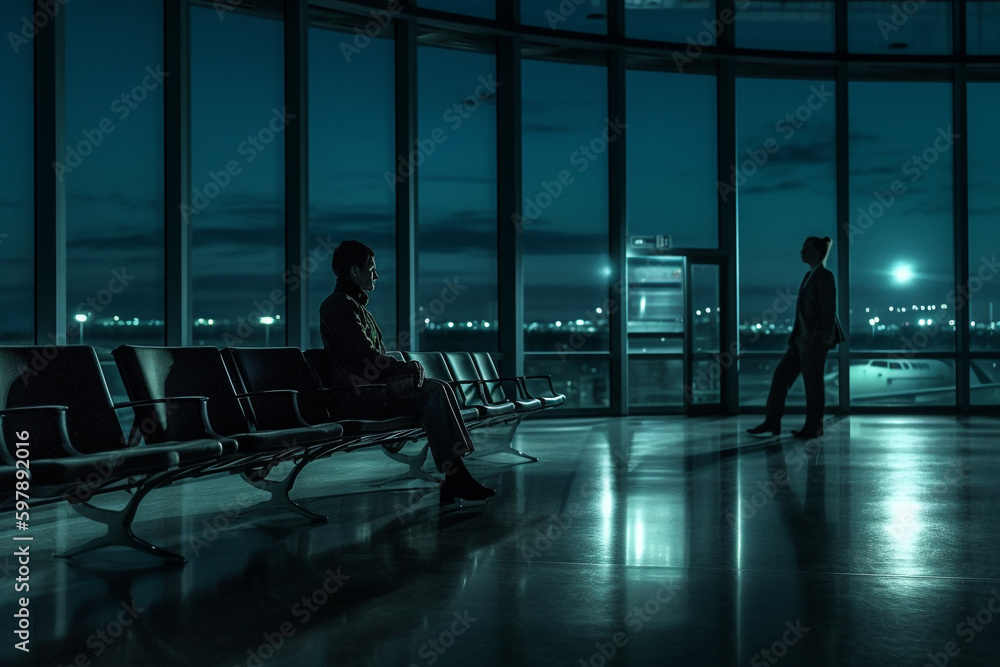 Airport, airplane, fly, terminal. An aerodrome with extended facilities ...