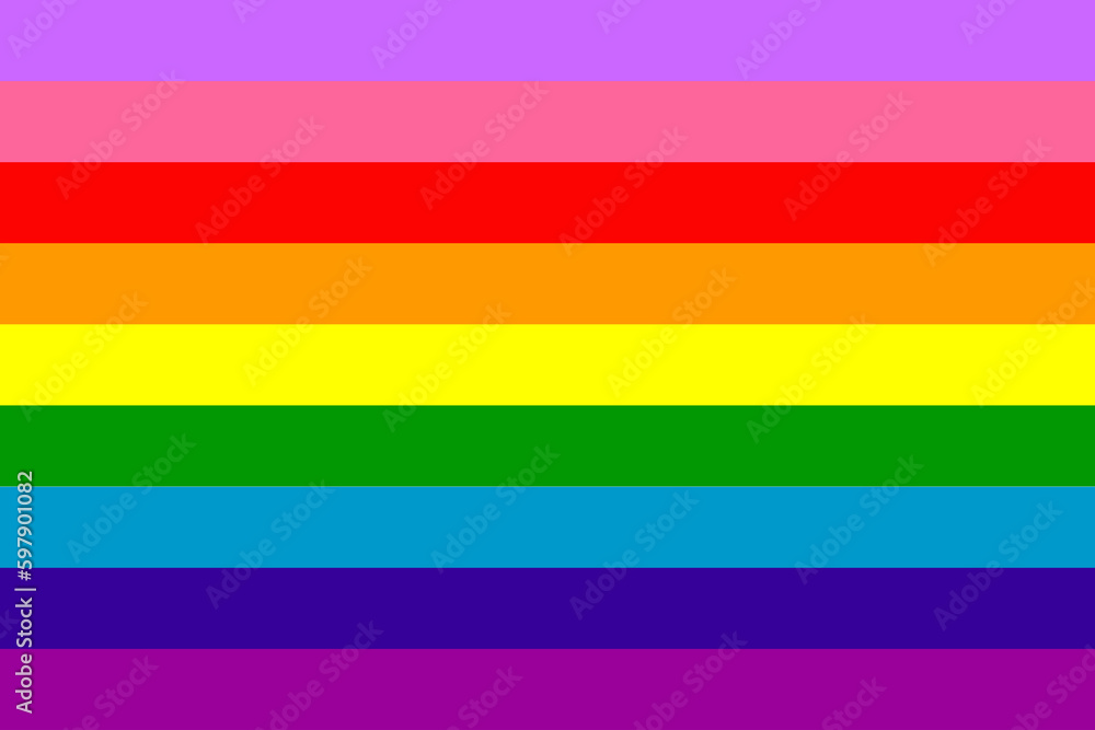 Lgbtq Rights Pride Flag Of Rainbow Flag Lgbt Pride Eight Stripe