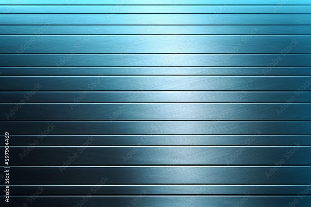 Brushed metal light blue background. AI generative Stock Illustration ...