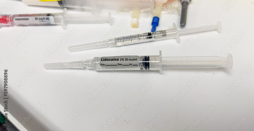 Hospital syringe drugs like anesthesia, propofol, and fentanyl have ...