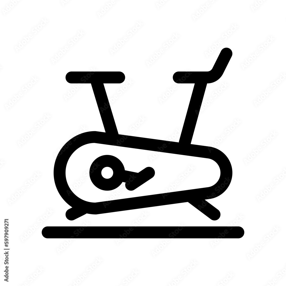 Editable indoor bike vector icon. Part of a big icon set family ...