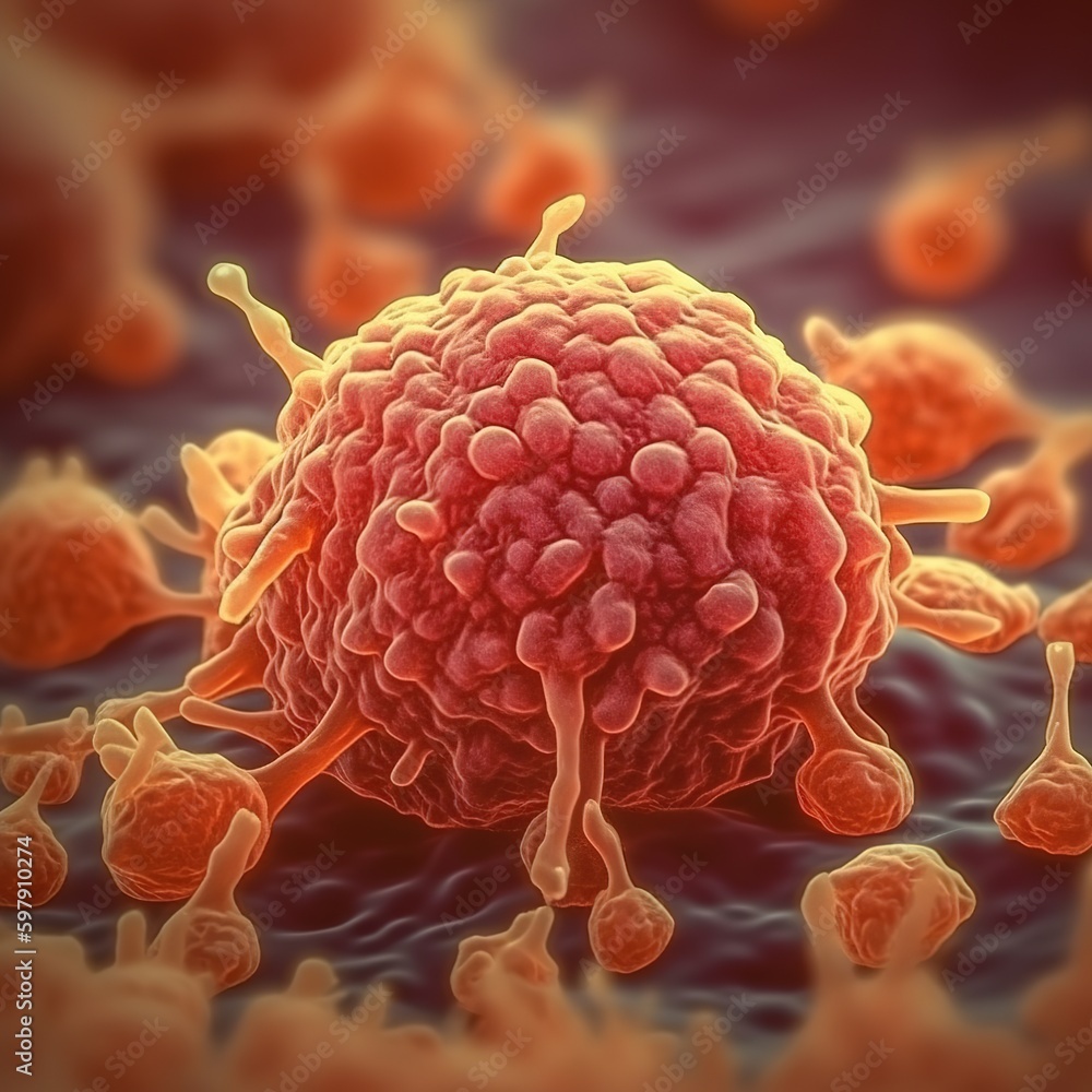 Human herpes is caused by the varicella zoster virus. Magnification by ...