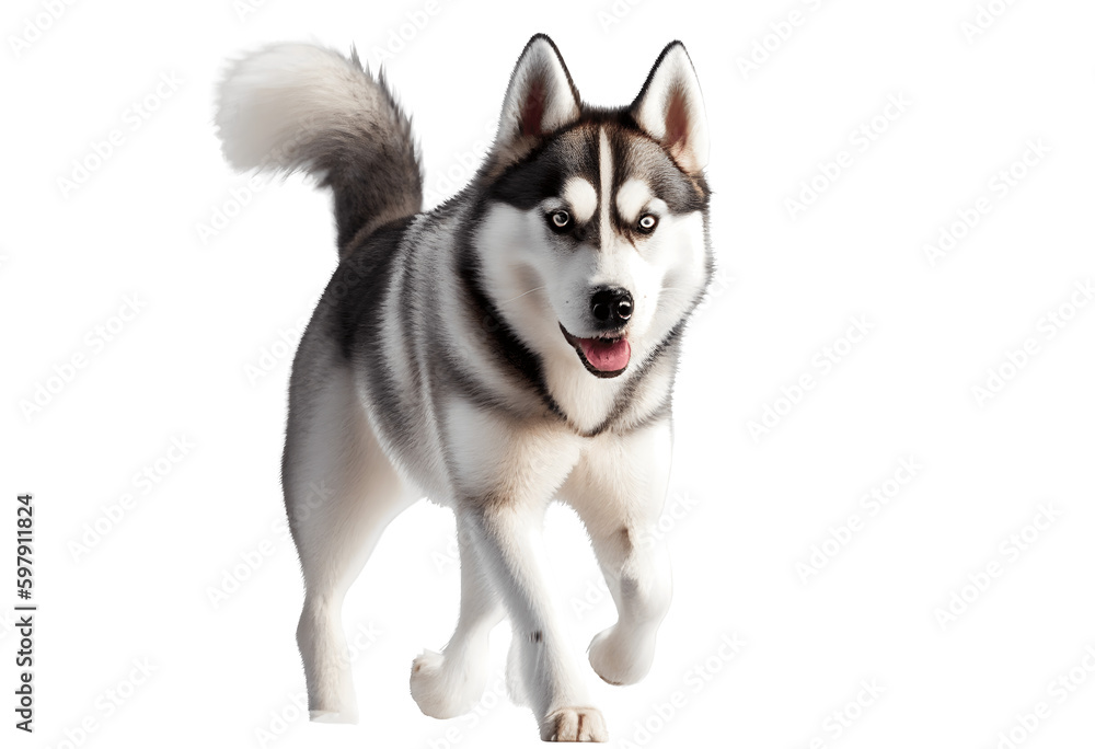 Transparent Background of Siberian Husky Dog. png image Stock ...