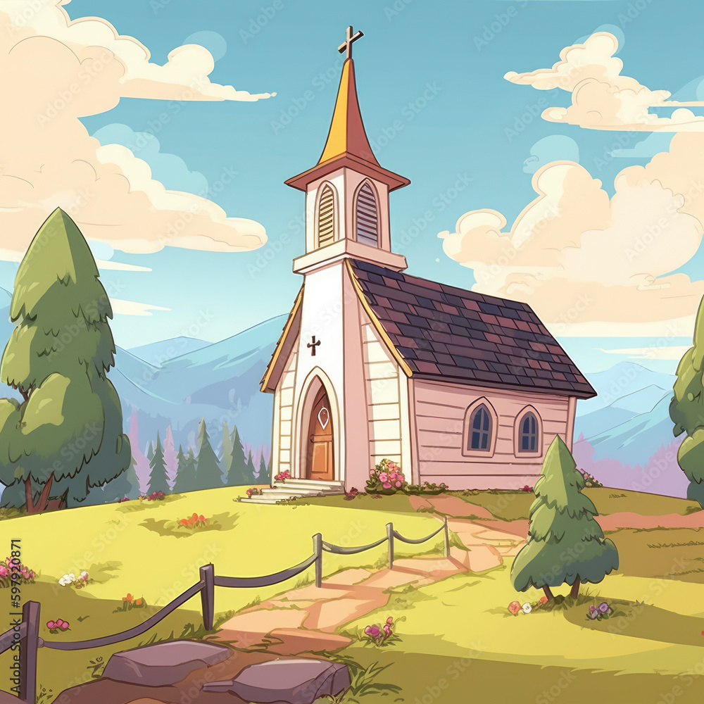 Cartoon Church