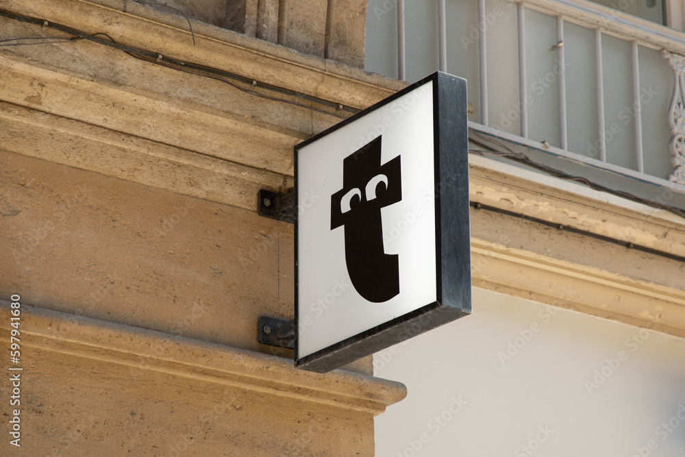 flying tiger logo brand and text sign facade wall shop from copenhagen ...