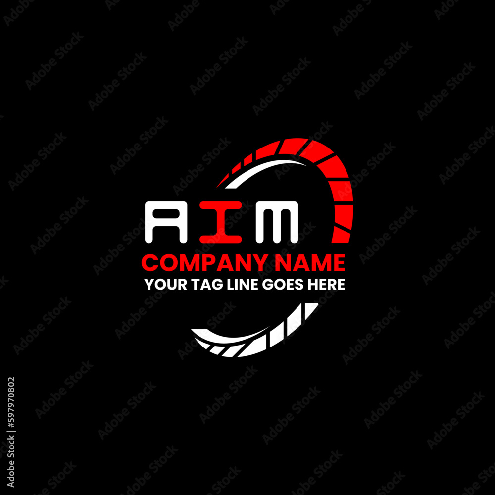 AIM letter logo creative design with vector graphic, AIM simple and ...