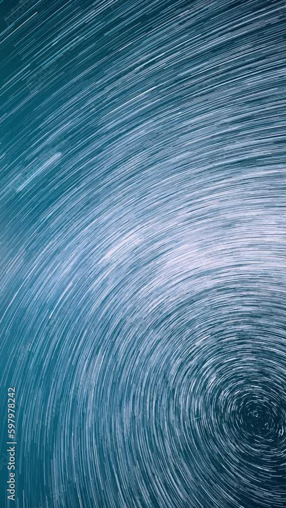 4k Hyperlapse Trails Of Stars. Bewitching Illusion Of Star Trails. Star ...