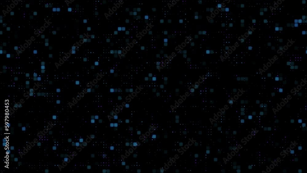 Animated abstract technology background. futuristic cyberspace. data ...