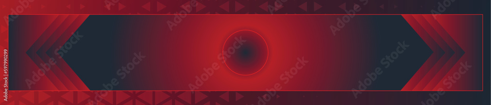 Modern YouTube banner template, Channel cover design layout ...