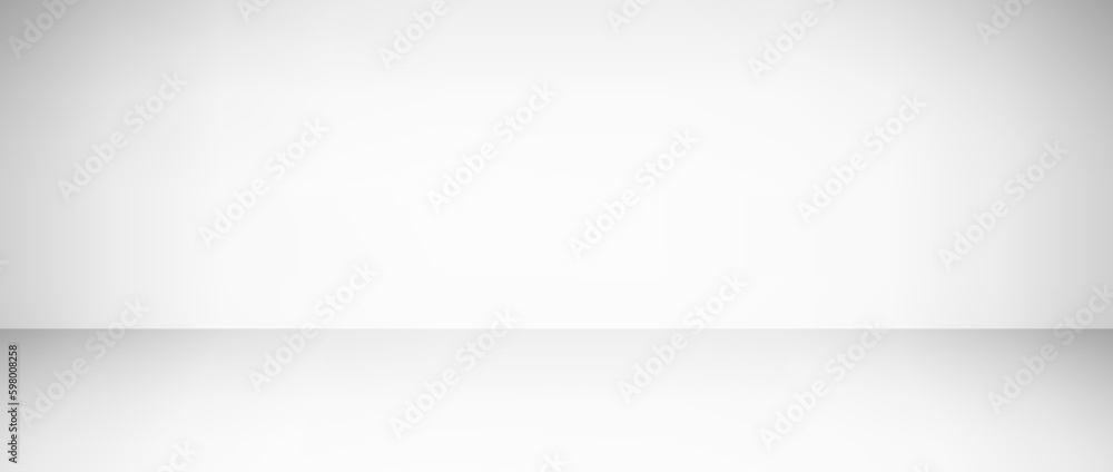 Empty white studio background. Design for displaying product. Stock ...