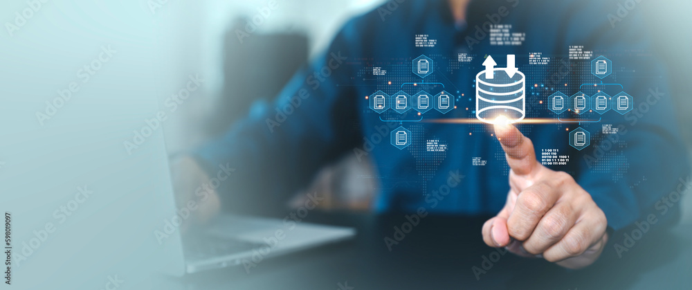 Cloud computing data management technology system for computer network ...