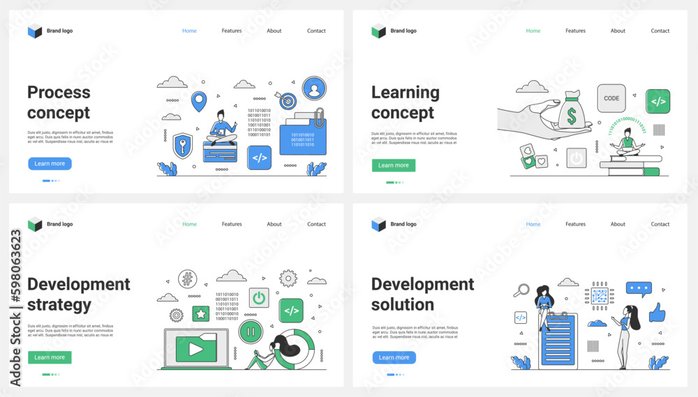 Development strategy and learning process, payment for education set ...