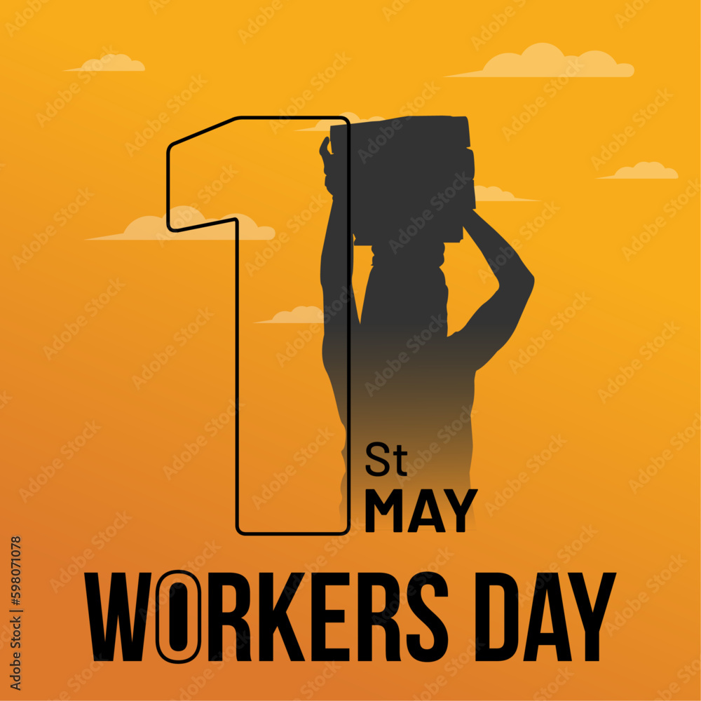 International Workers' Day Special Social Media Post Design. May 1st is ...