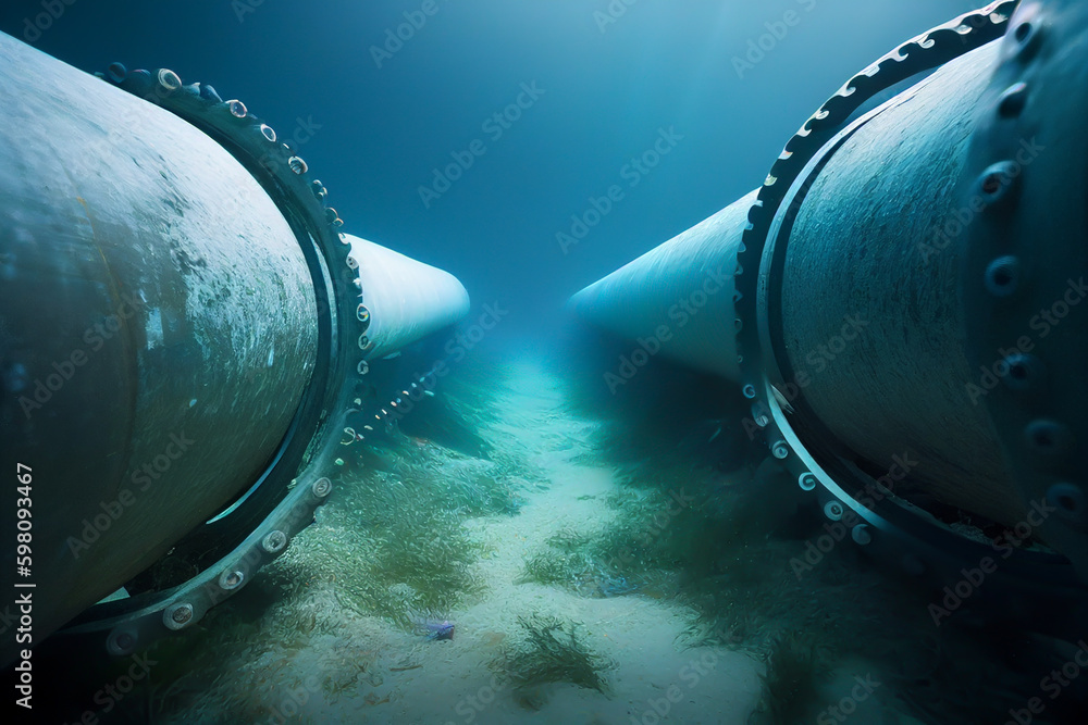 Pipeline underwater. Natural Gas Pipeline underwater. Construction Gas ... Pipeline underwater. Natural Gas Pipeline underwater. Construction Gas ...