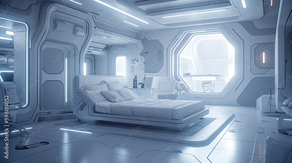 Exploring the Bedchamber of the Future: A Retro Sci-Fi Design for 2050 ...