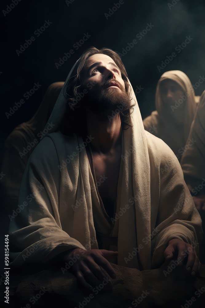 Jesus after the resurrection, Jesus is risen bible verse, Jesus praying ...