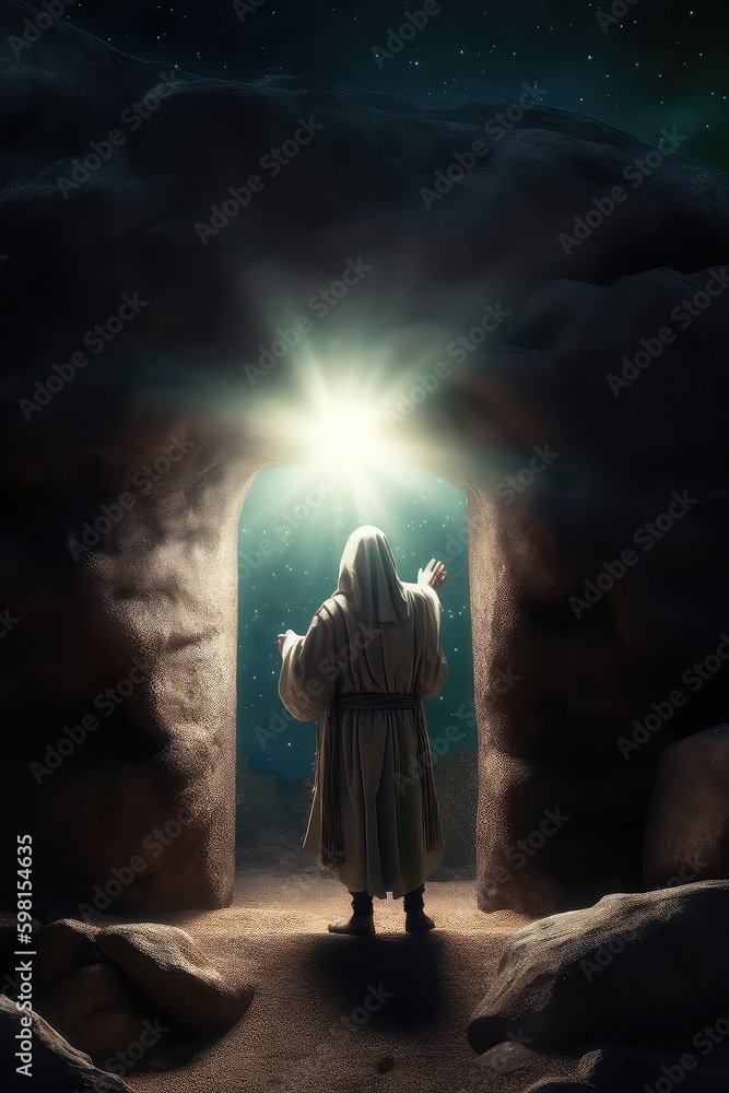 Jesus after the resurrection, Jesus is risen bible verse, Jesus praying ...