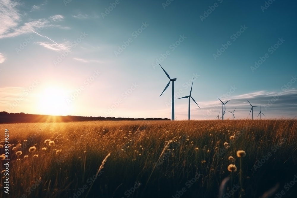 landscape field technology environment turbine alternative wind ...