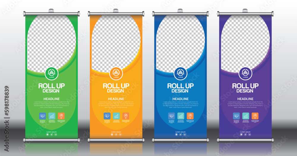 Roll up, roll up banner, rollup banner brochure flyer banner design ...