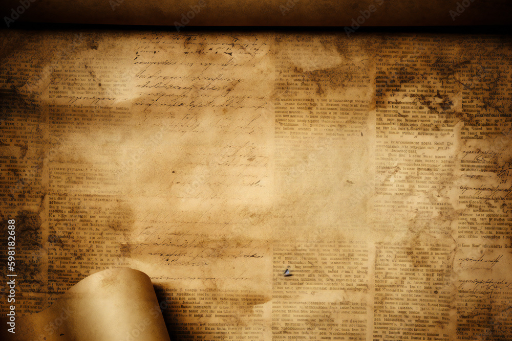 Old paper background with space for text or image, Toned, Generative AI ...