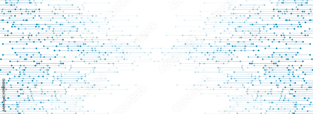 Blue abstract technology connection lines on white background. Vector ...